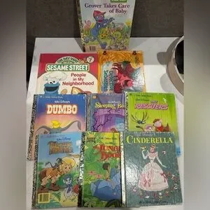 Toys | Vintage Golden Books More Bundle | Poshmark